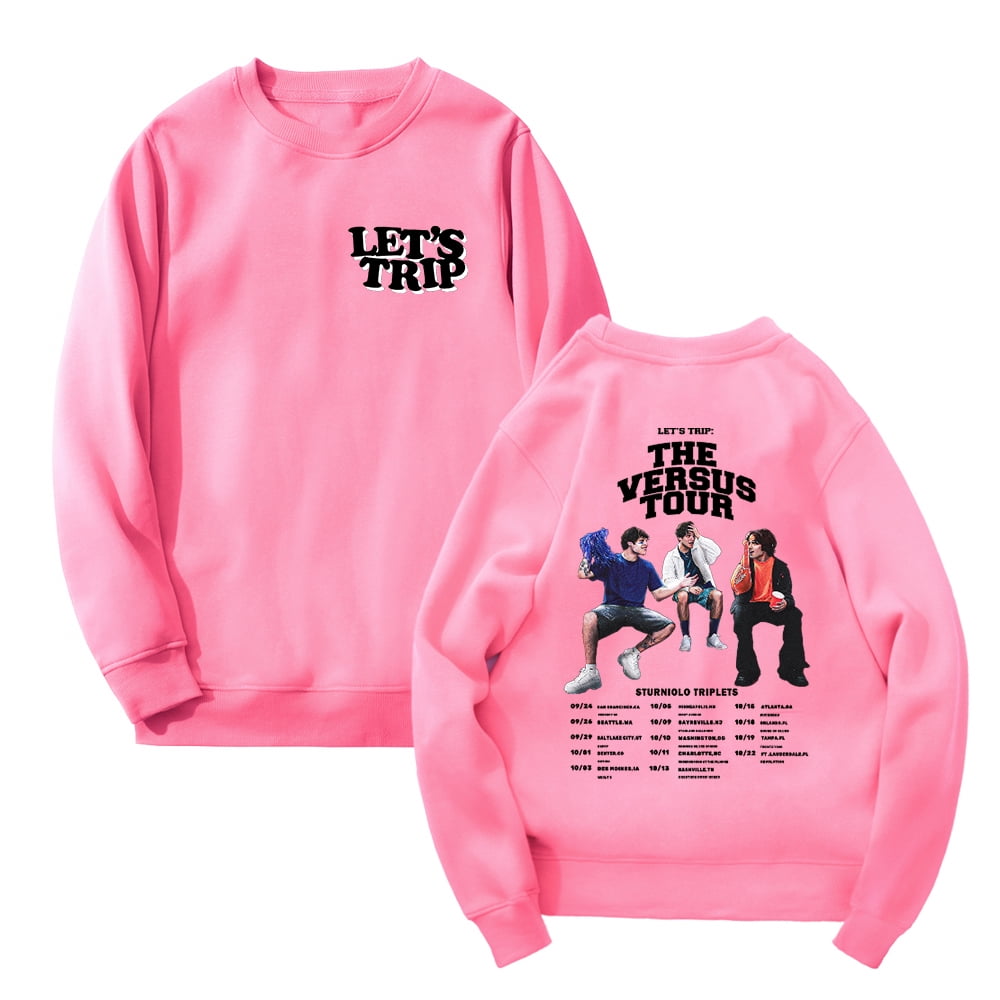 Sturniolo Triplets Merch Let's Trip 2023 The Versus Tour Sweatshirt ...