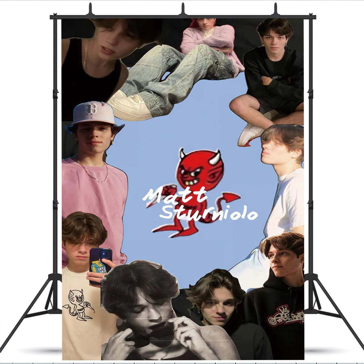 Sturniolo Triplets school Backdrop Taspestry Wall Decor Banner Party ...