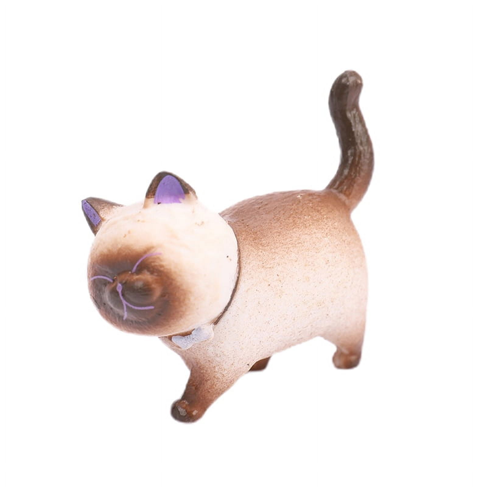 (Style 09) 1PC Cute Mini PVC Animation Model Cat Doll Figures Toy ...