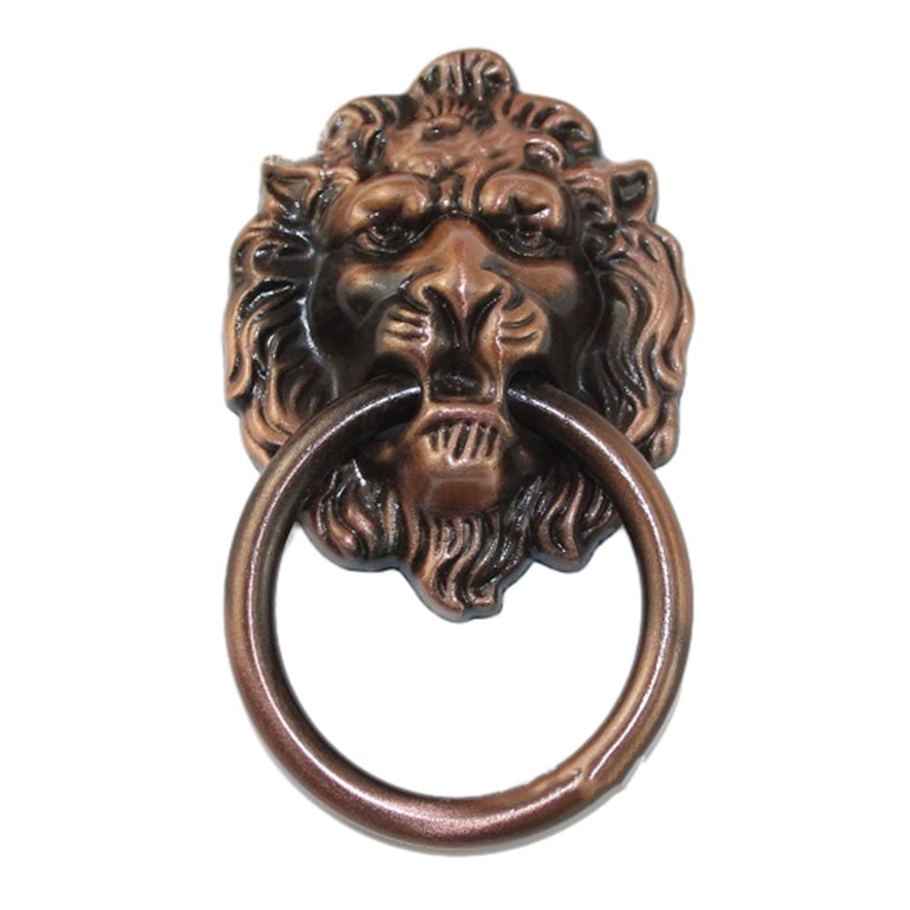Style Alloy Single Hole Lion Head Handle Drawer Antique Cabinet Door ...