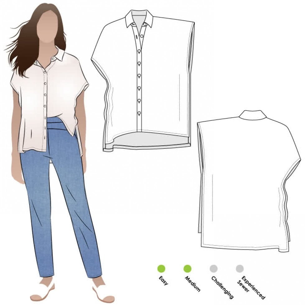 Style Arc Sewing Pattern Maude Tunic Women - Walmart.com