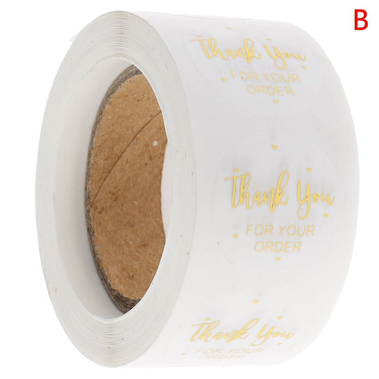 (Style B) 500 labels Pretty Things Inside Stickers Thank You Sticker ...