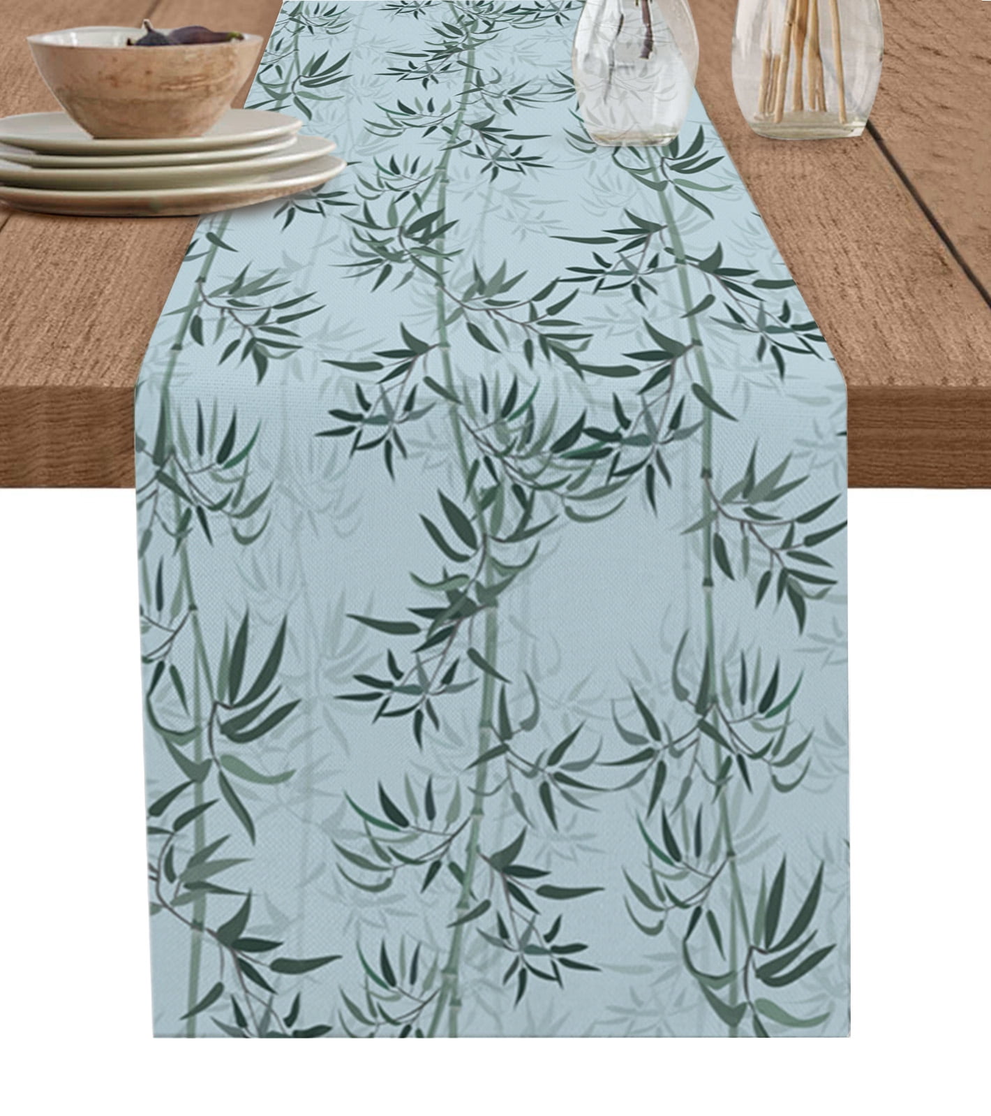Style Bamboo ration Simple Table Hand-Painted Chinese ration DinneTable ...