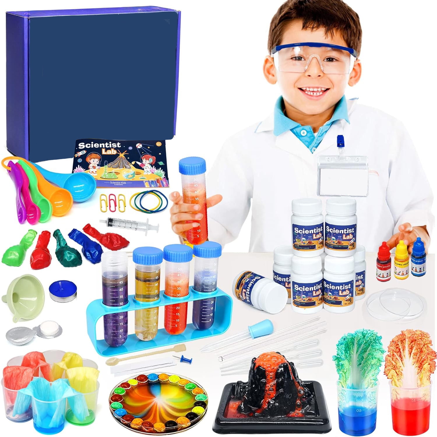 Style-Carry Kids Science Kits, 70 Fun Lab Experiments, STEM Educational ...