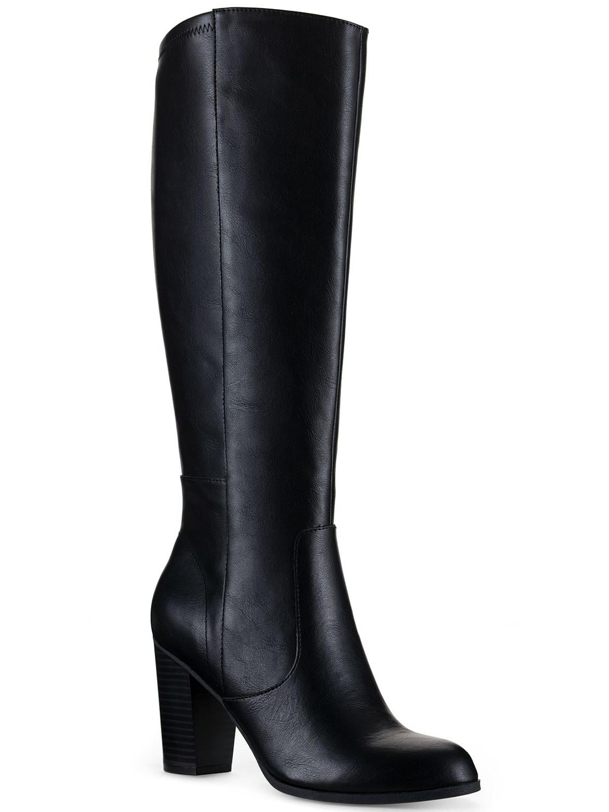 Style & Co. Womens Addyyp Wide Calf Knee-High Boots - Walmart.com