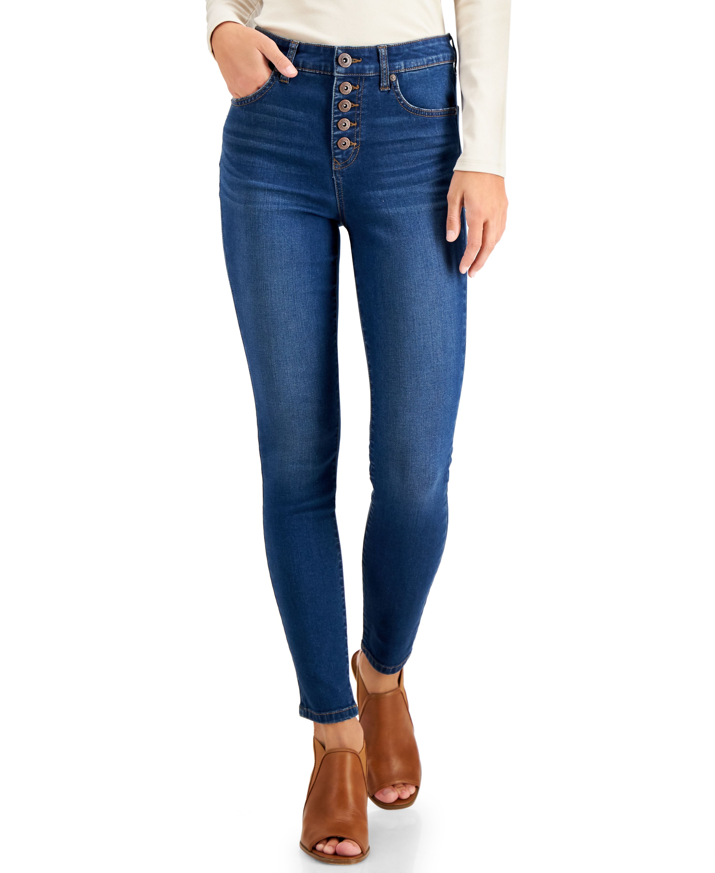Style & Co Curvy-Fit Skinny Jeans, Regular, Short and Long Lengths ...
