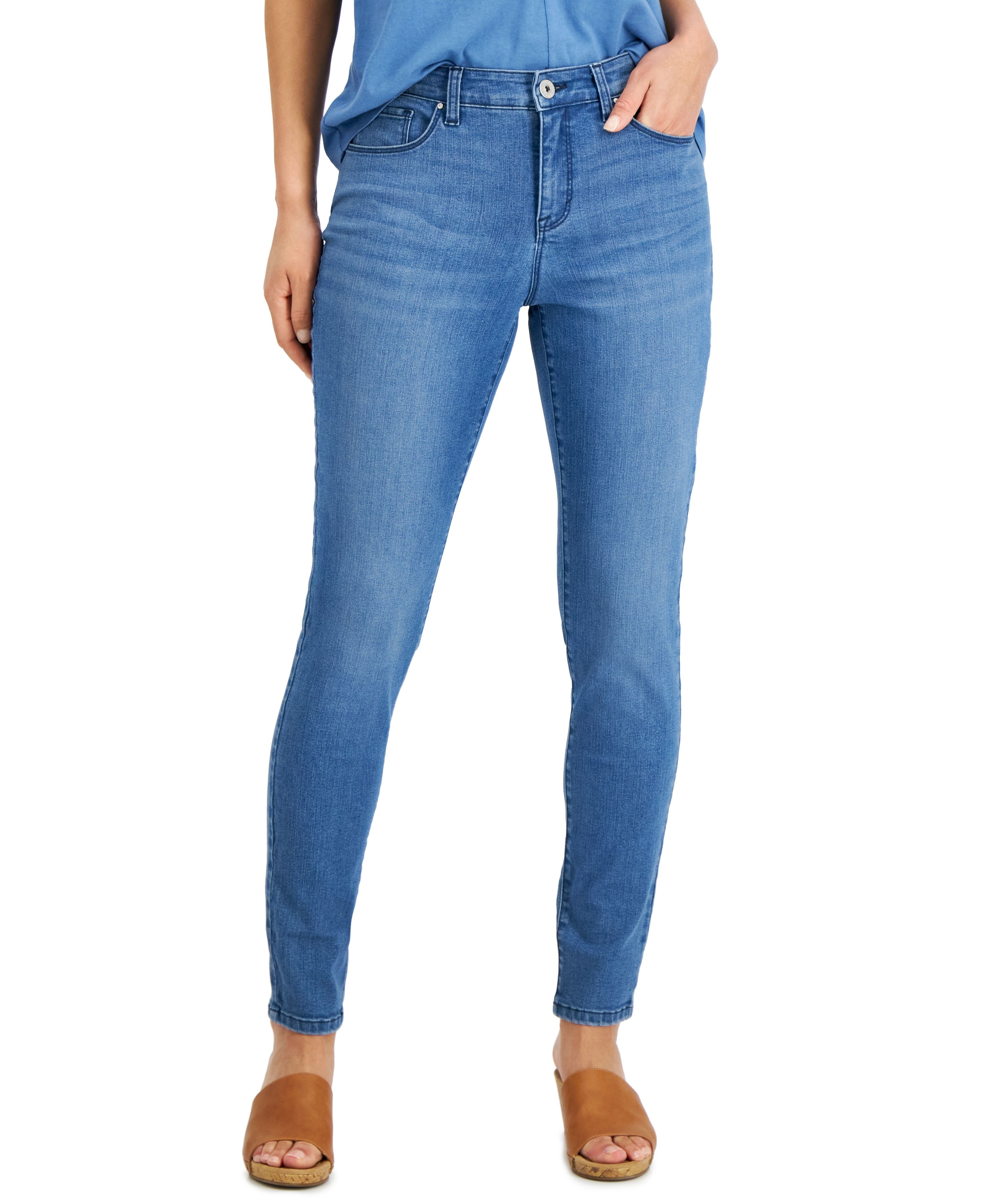 Style & Co Curvy Fit Skinny Jeans Star Sign 8 - Walmart.com