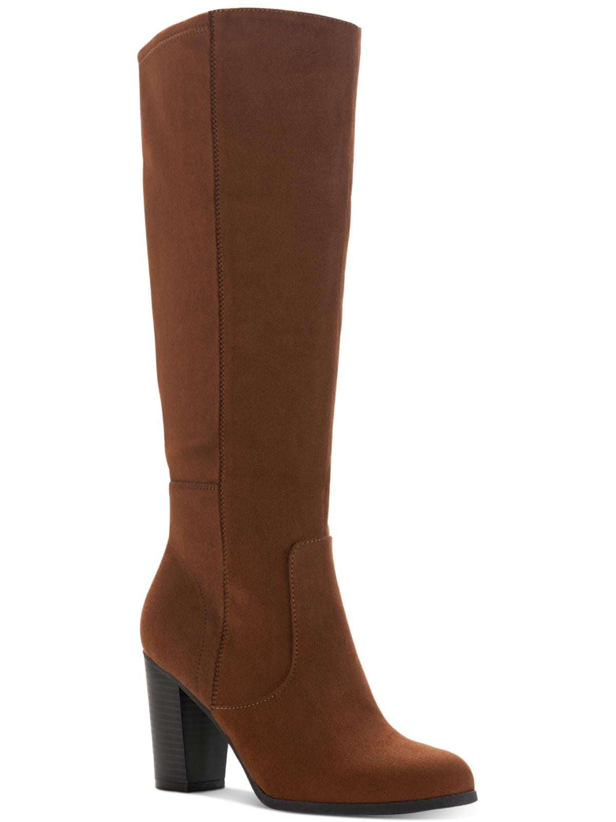 Style & Co. Womens Addyy Microsuede Pull On Knee-High Boots - Walmart.com