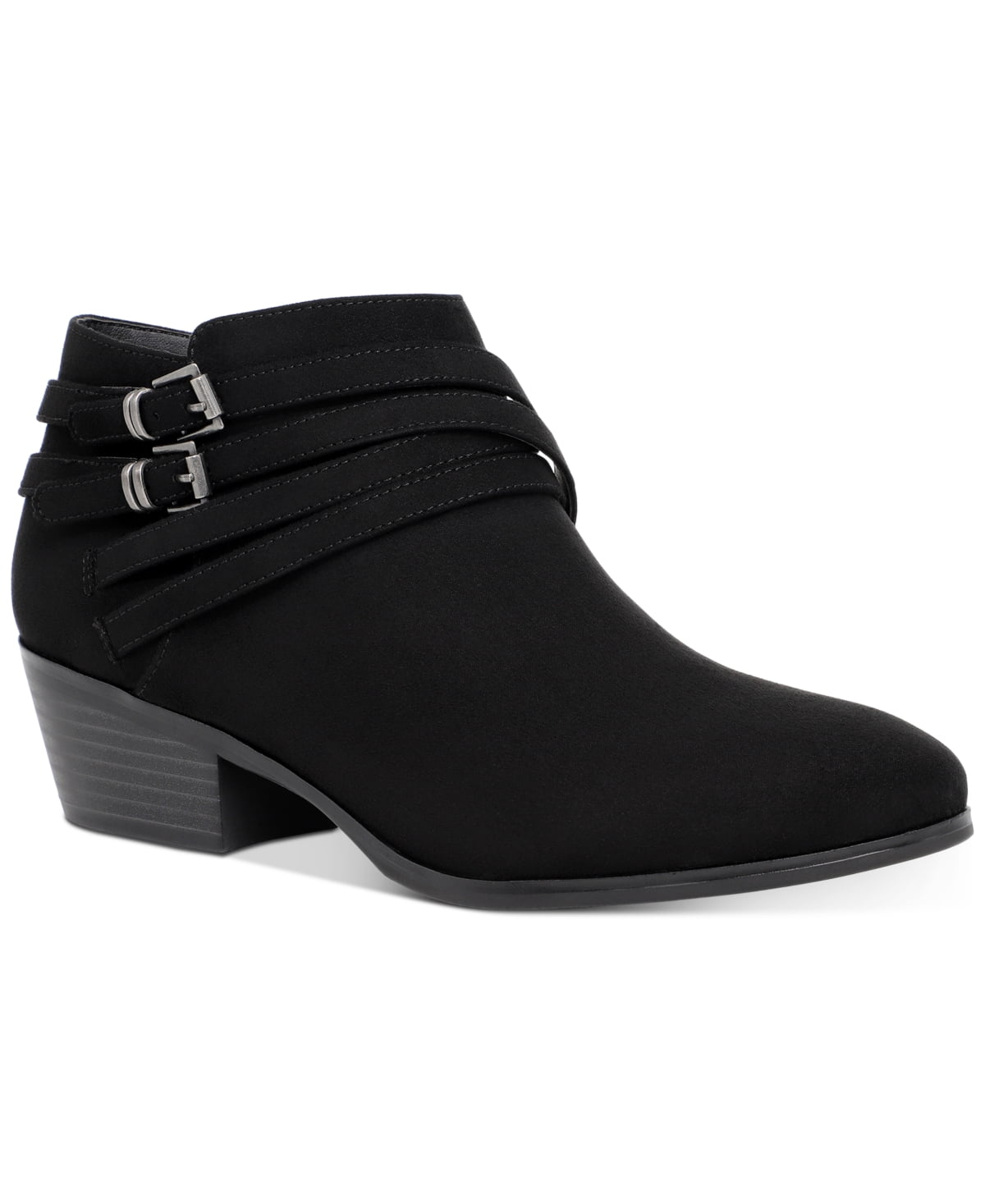 Style Co Womens Willoww Booties Black Micro 12M - Walmart.com