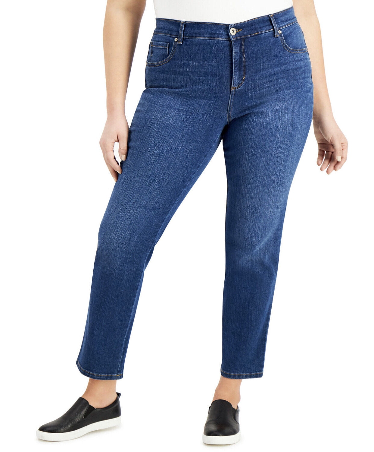 Style & Co Women's High-Rise Straight-Leg Jeans Northern Size 2 ...