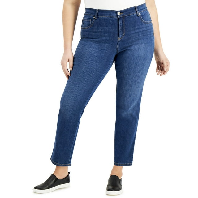 Style & Co Women's High-Rise Straight-Leg Jeans Northern Size 2 ...