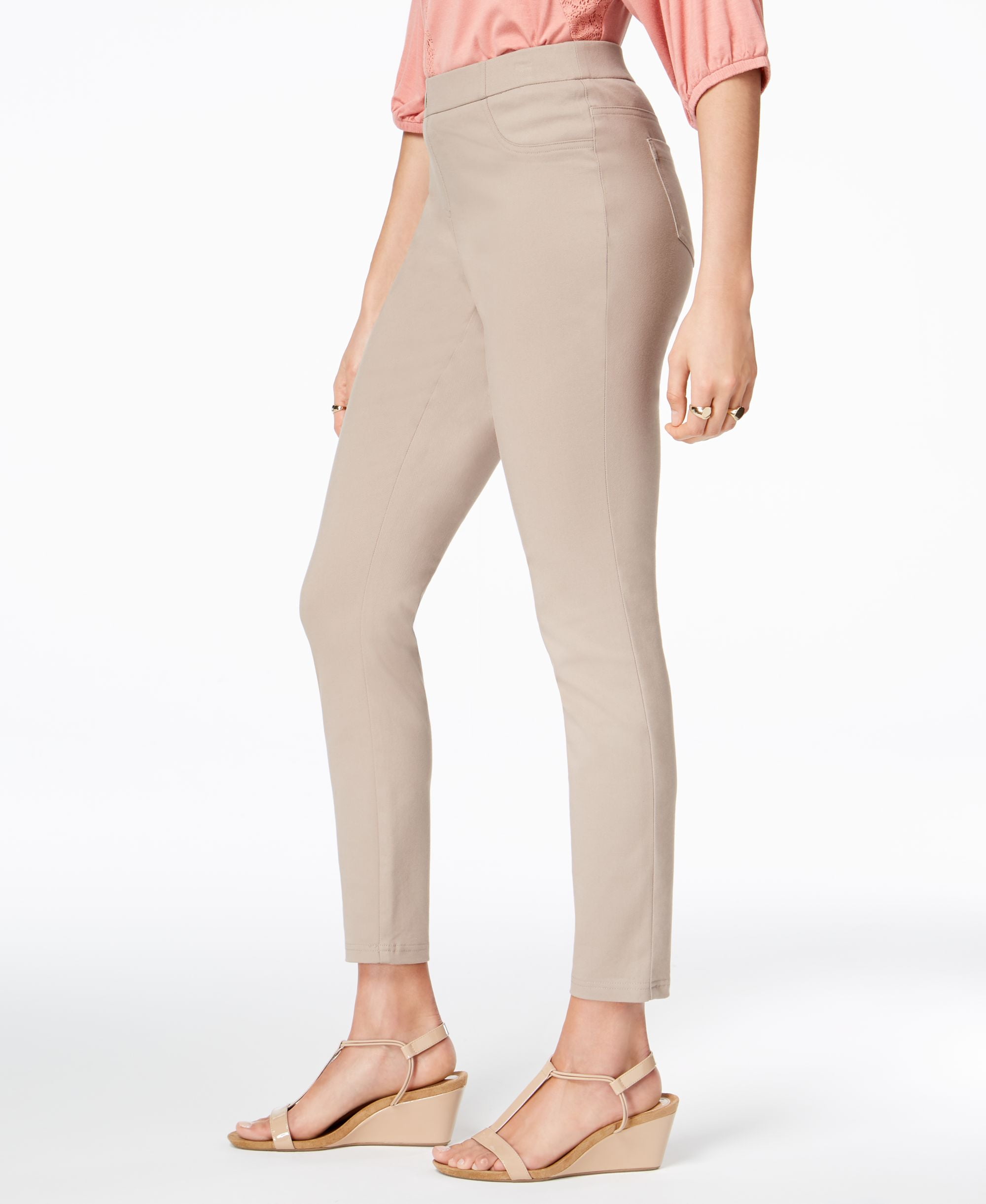 Style & Co Women's Pull Up Summer Straw Skinny Pants Size XL - Walmart.com