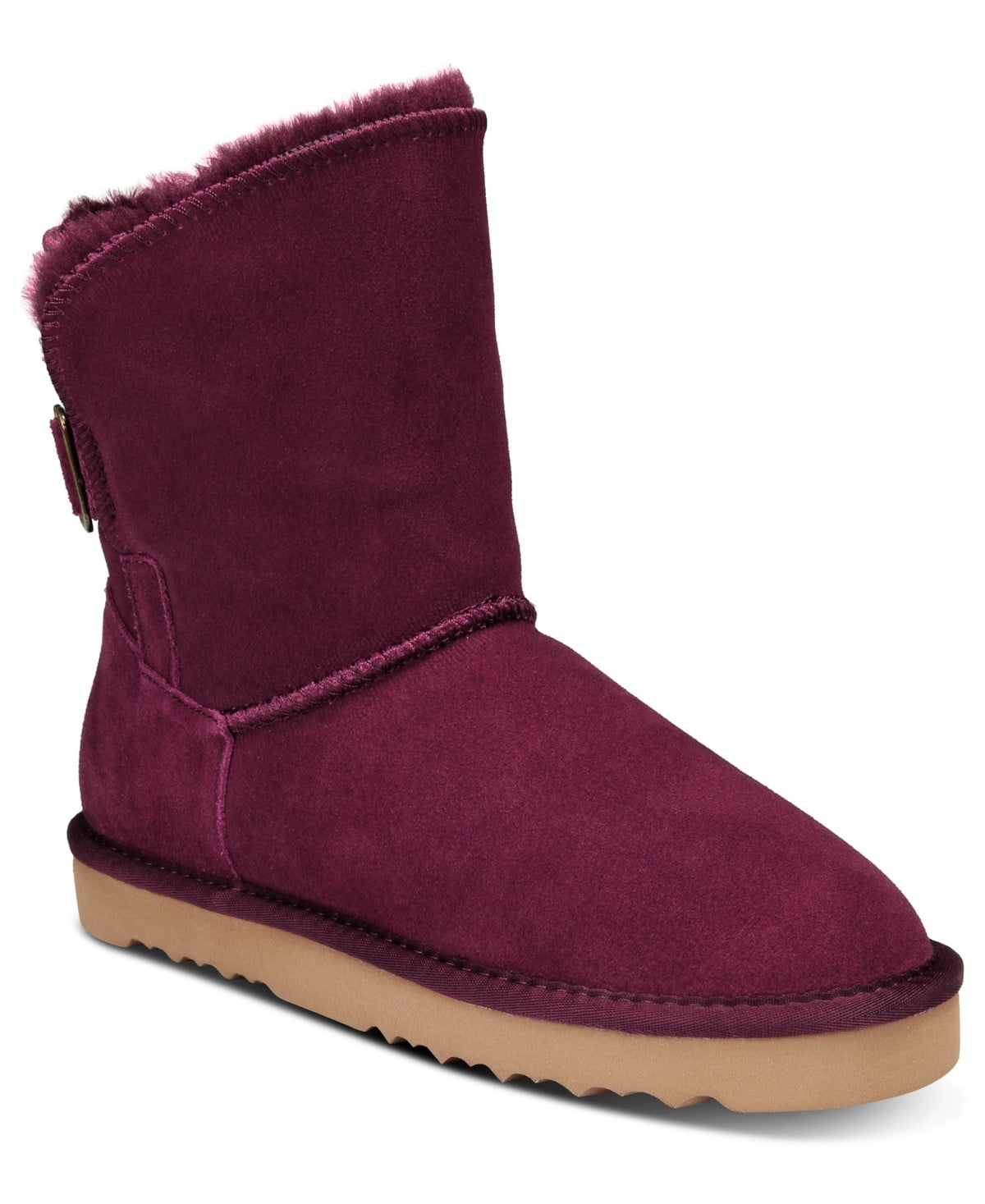 Style & Co Women's Teenyy Winter Booties, Burgundy 7M - Walmart.com