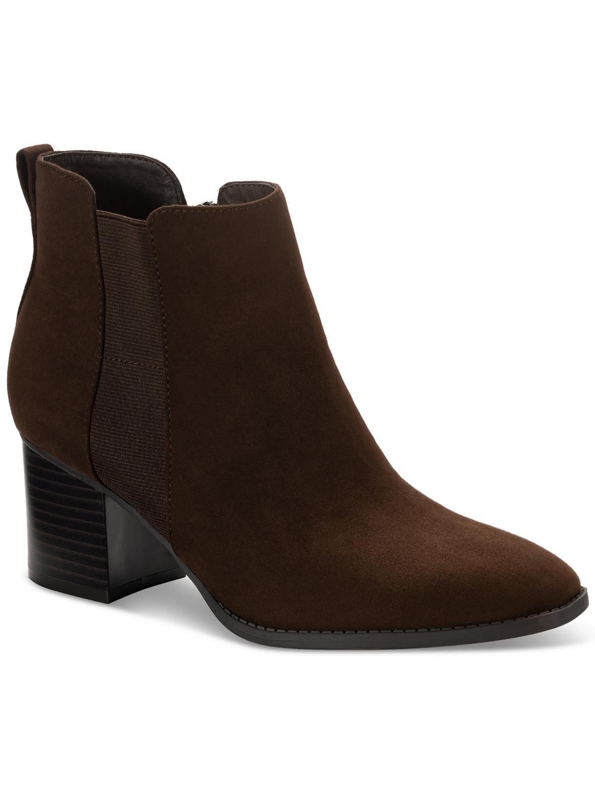 Style & Co. Womens Aloraa Side Zip Square toe Ankle Boots - Walmart.com