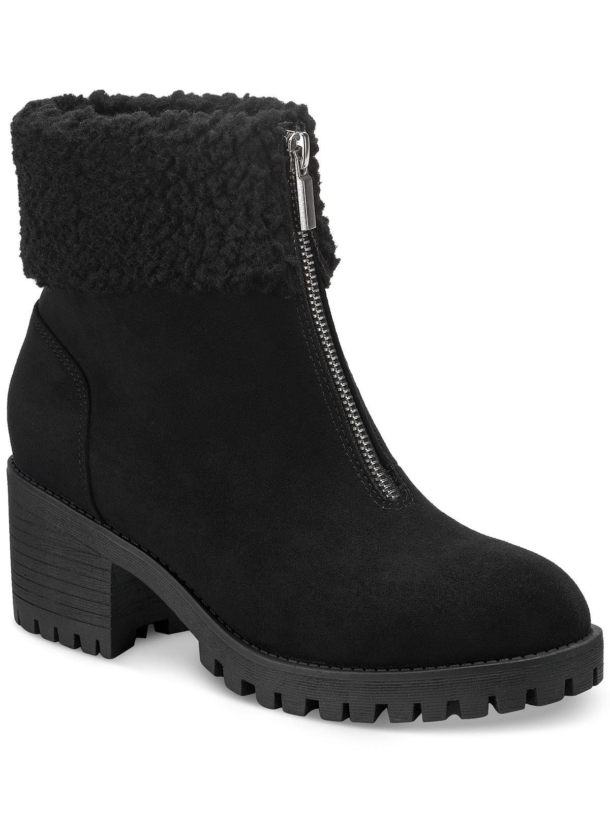 Style & Co. Womens Biancaa Faux Suede Lug Sole Booties - Walmart.com