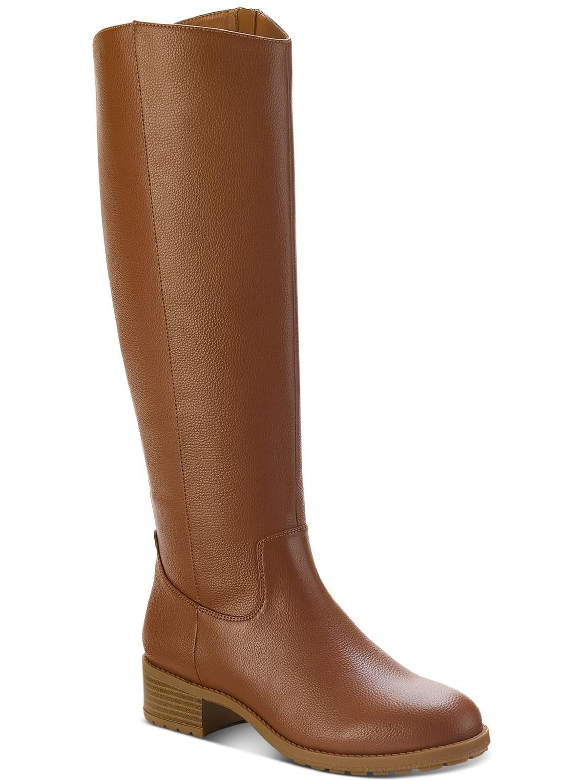 Style & Co. Womens Graciee Faux Leather Tall Knee-High Boots - Walmart.com