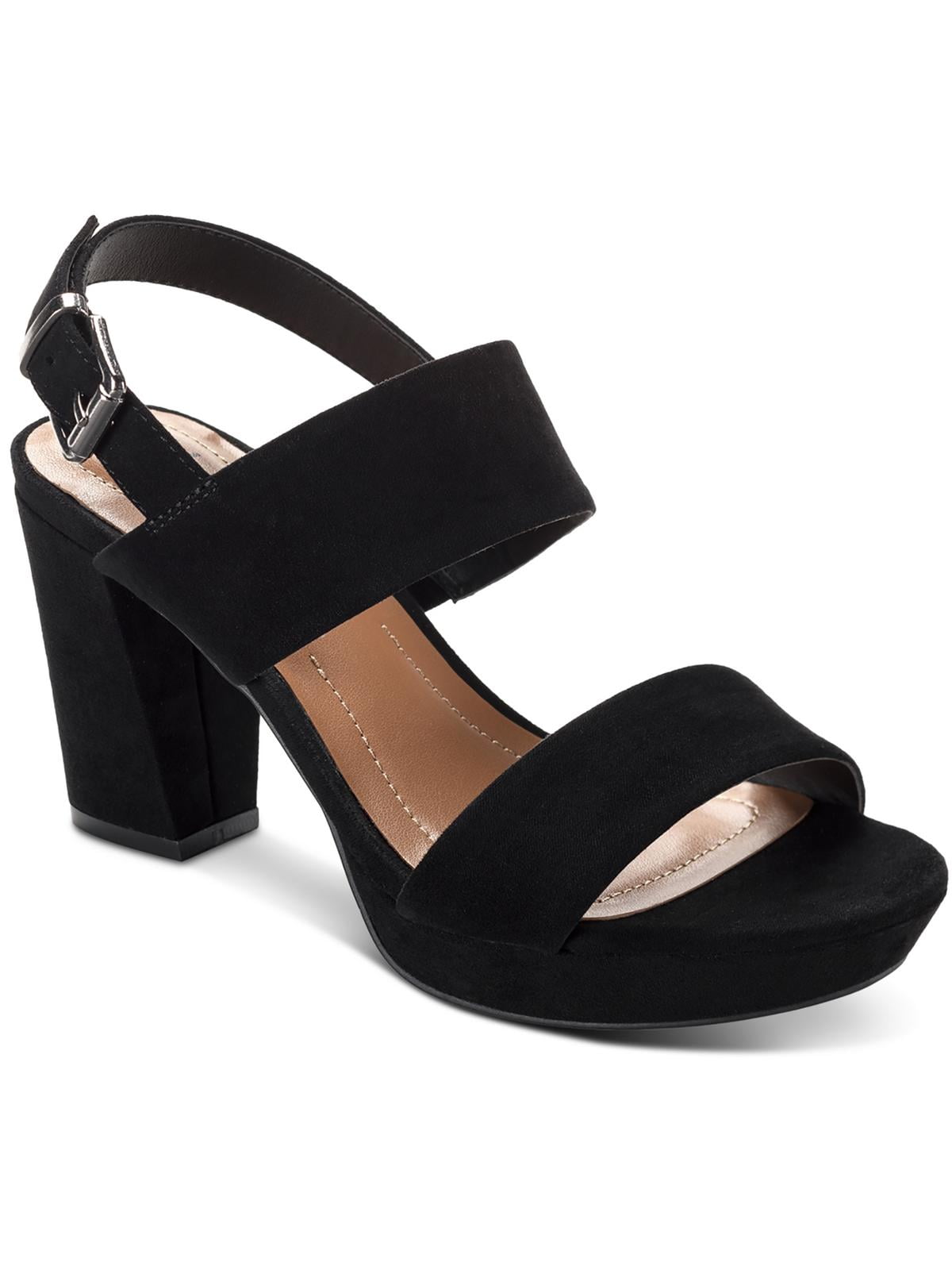 Style & Co. Womens Jazminn Faux Suede Ankle Strap Slingback Sandals ...