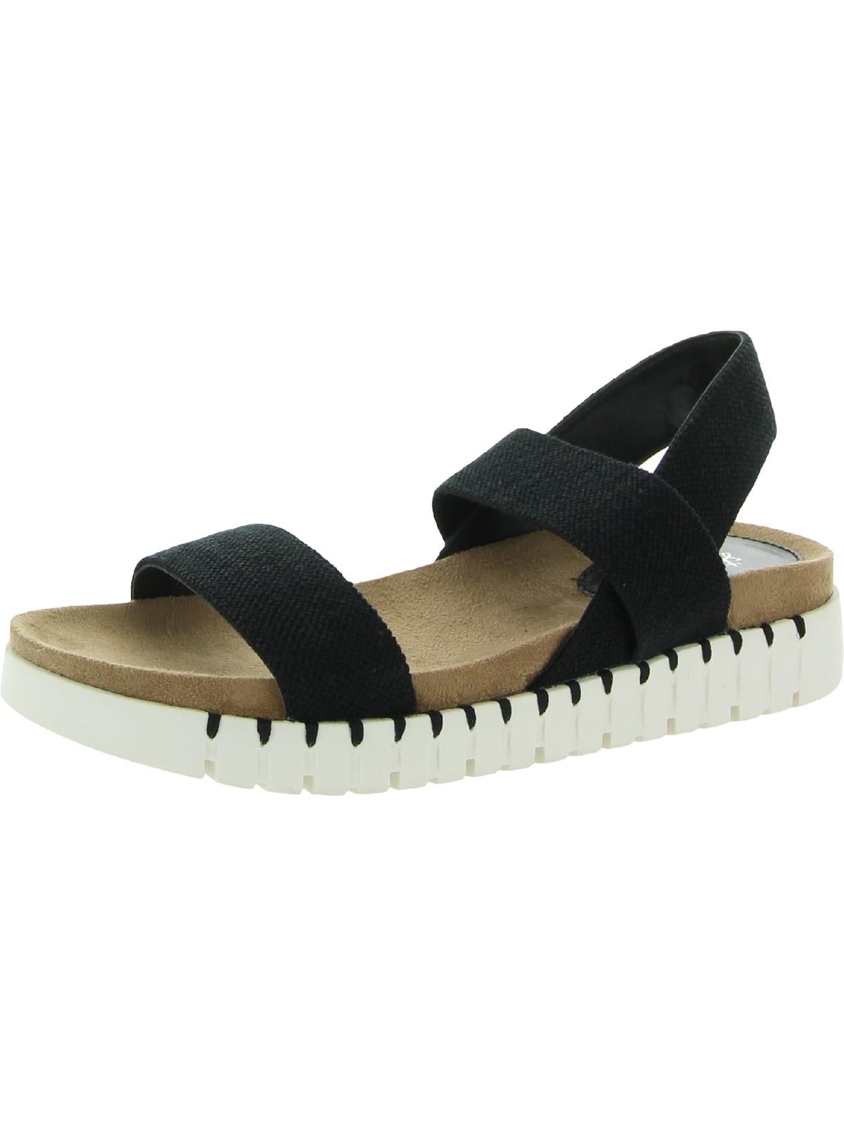 Style & Co. Womens Milaaf Slip On Open Toe Flat Sandals - Walmart.com