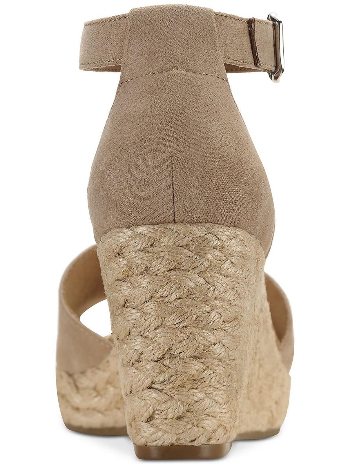 Style & Co. Womens Seleene Faux Suede Open Toe Wedge Sandals - Walmart.com