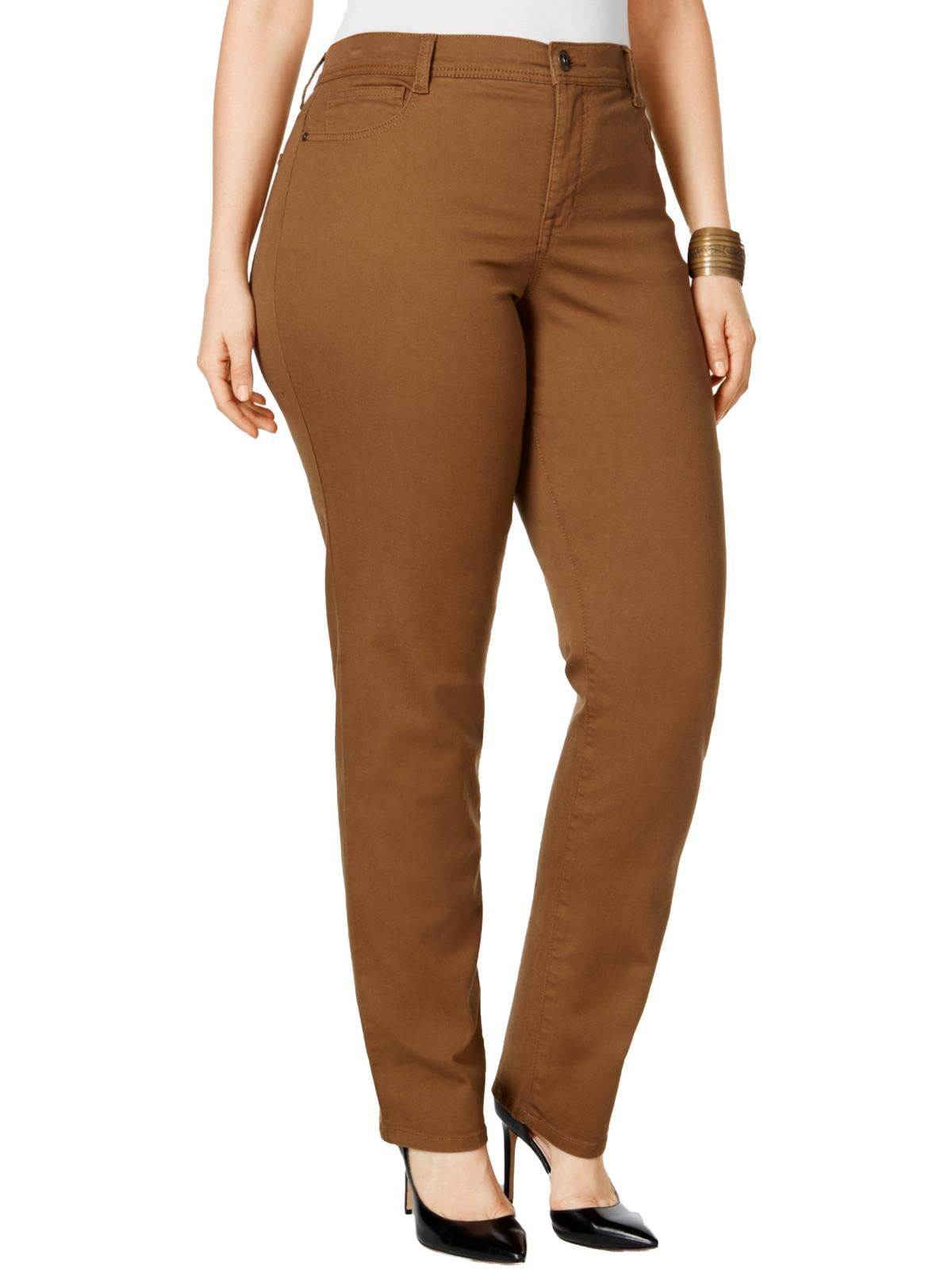 Style And Co Womens Slim Fit Tummy Control Slim Leg Jeans