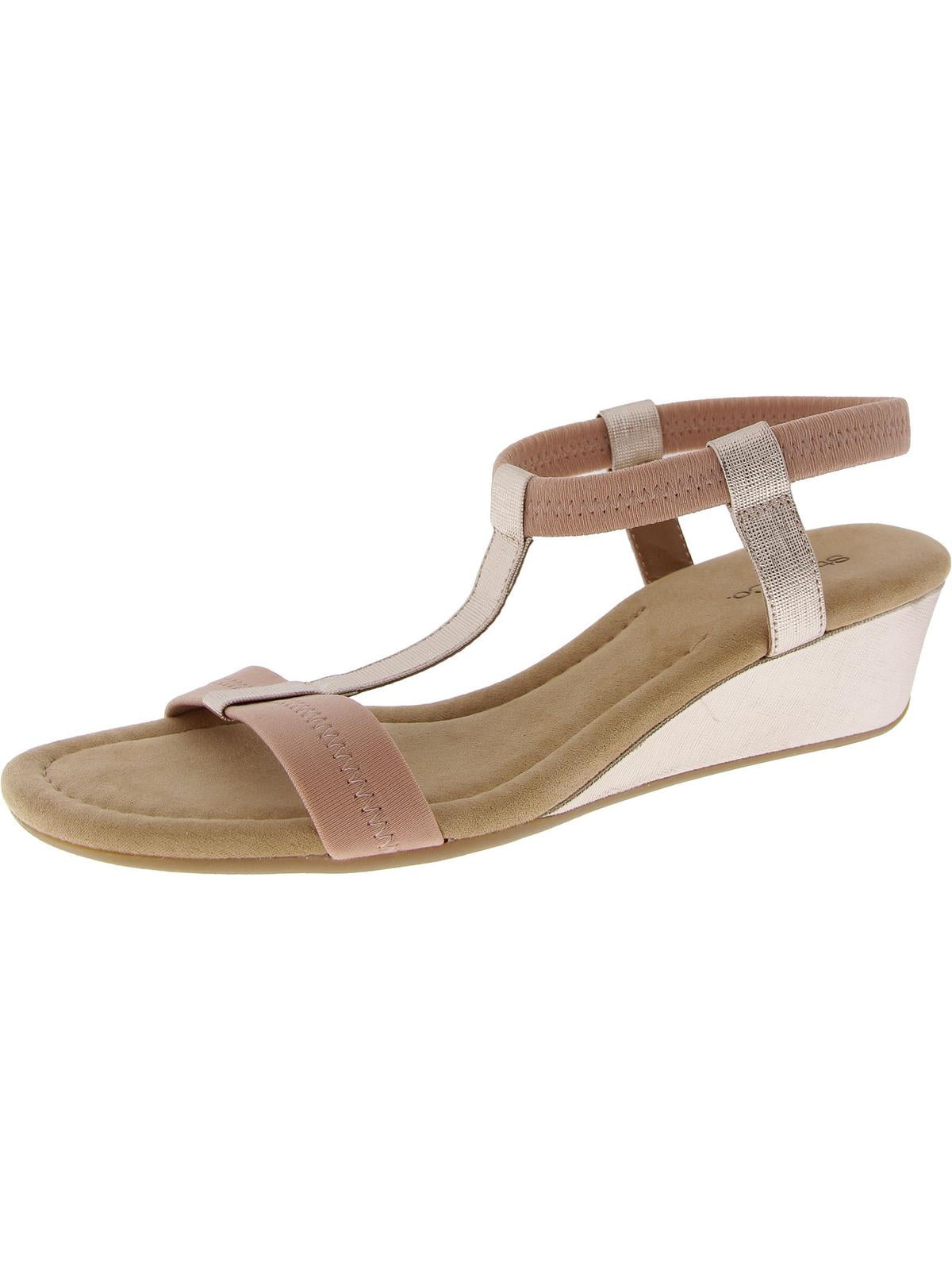 Style & Co. Womens Voyage Padded Insole Textured Wedge Sandals ...