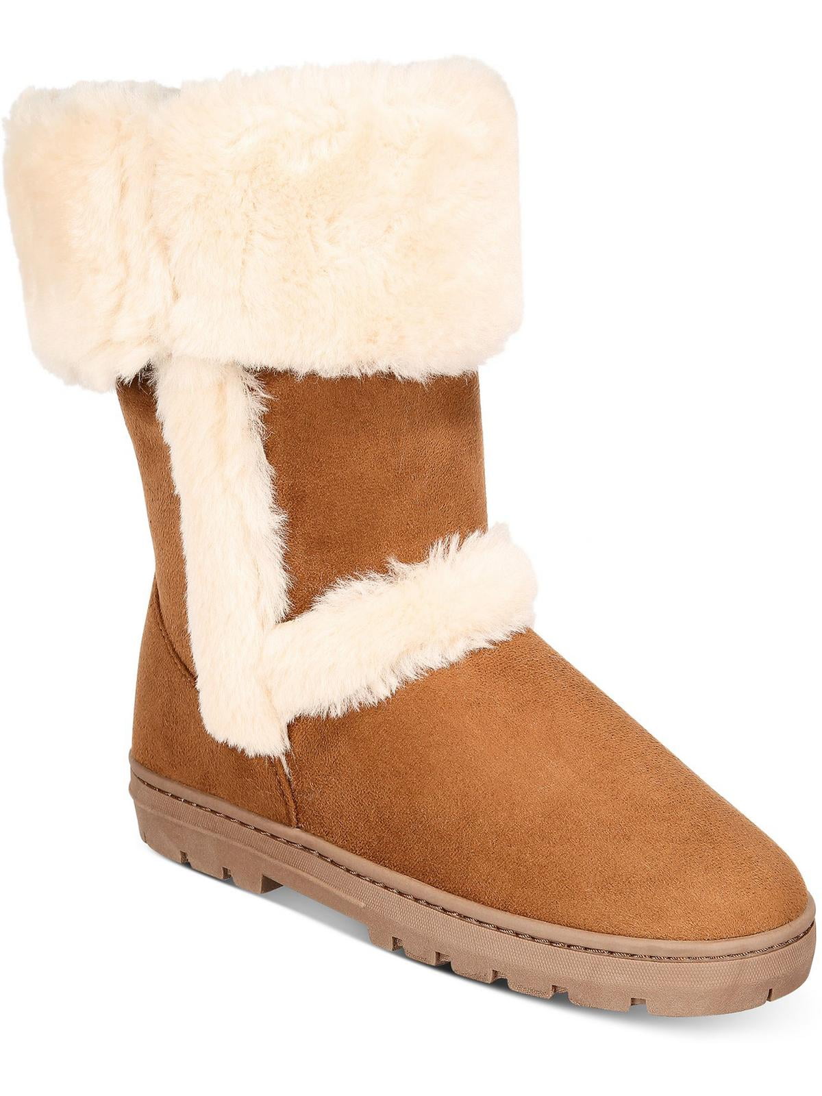 Style & Co. Womens Wittyy Pull On Round Toe Mid-Calf Boots - Walmart.com