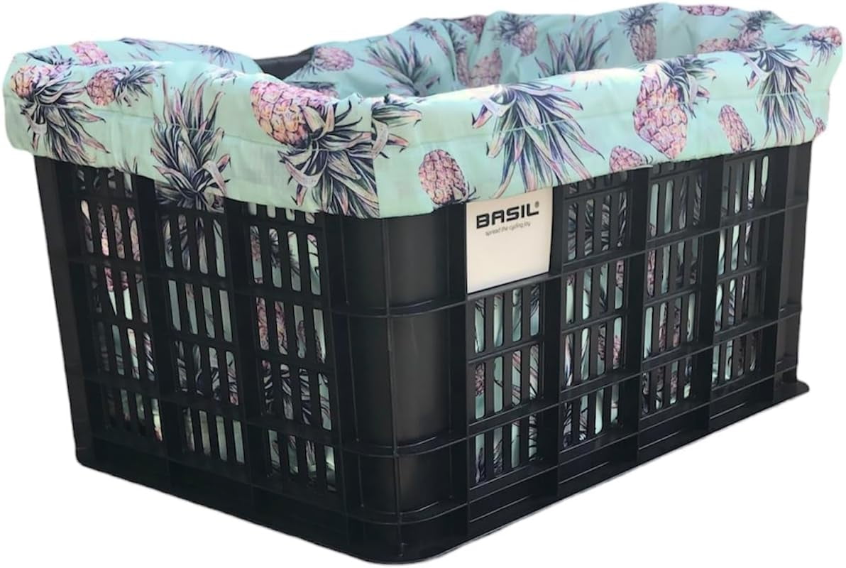 Style Up Your E-Bike Bicycle Basket Liner, Bike Rear Rack Wire Basket ...