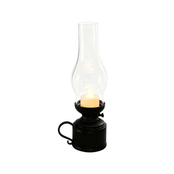 Style Flame LED Night Light Flickering Candle Lamp With Timer For Warm ...