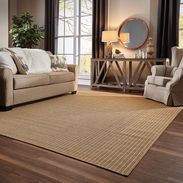 Style Haven Indoor/Outdoor Tan/Light Tan Area Rug - Walmart.com