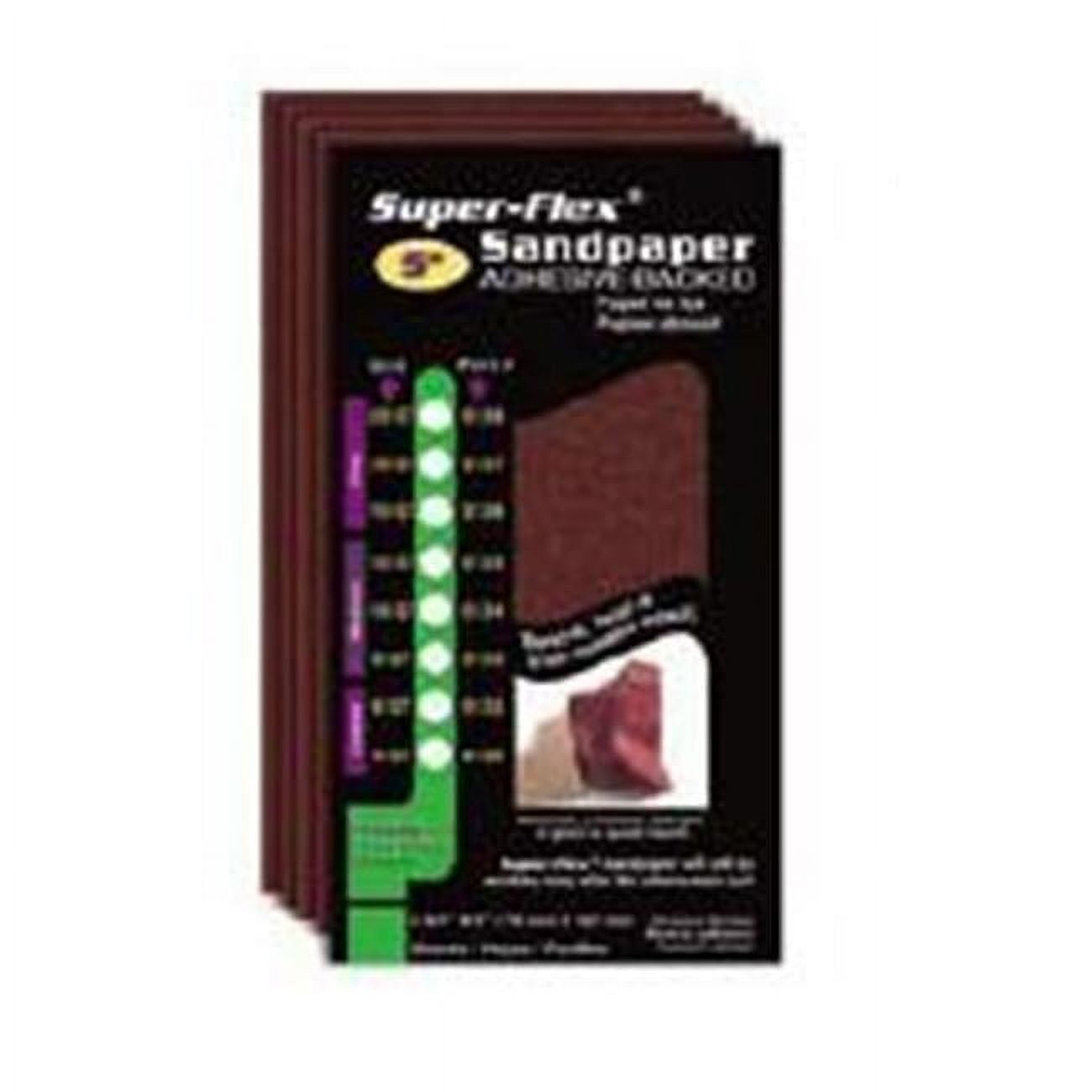 Style - Line Corp Intl SL0537 Super Flex Sandpaper 11 In. 180G 4 Pack ...