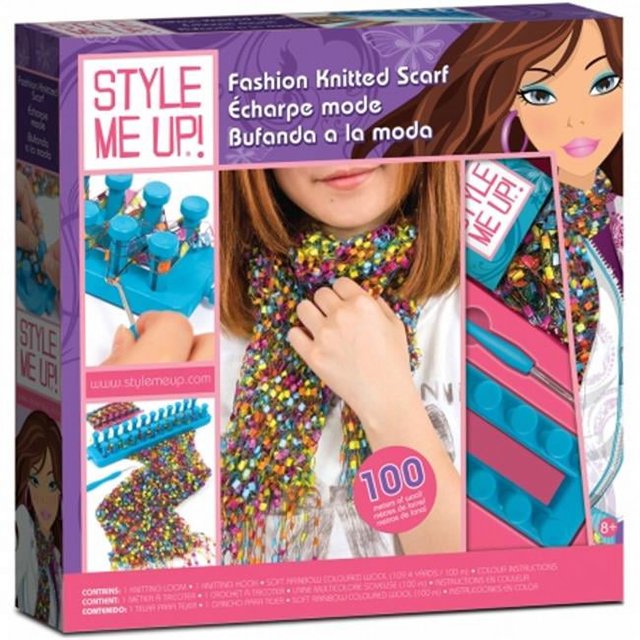 Style Me Up Fashion Knitted Scarf Kit - Walmart.com