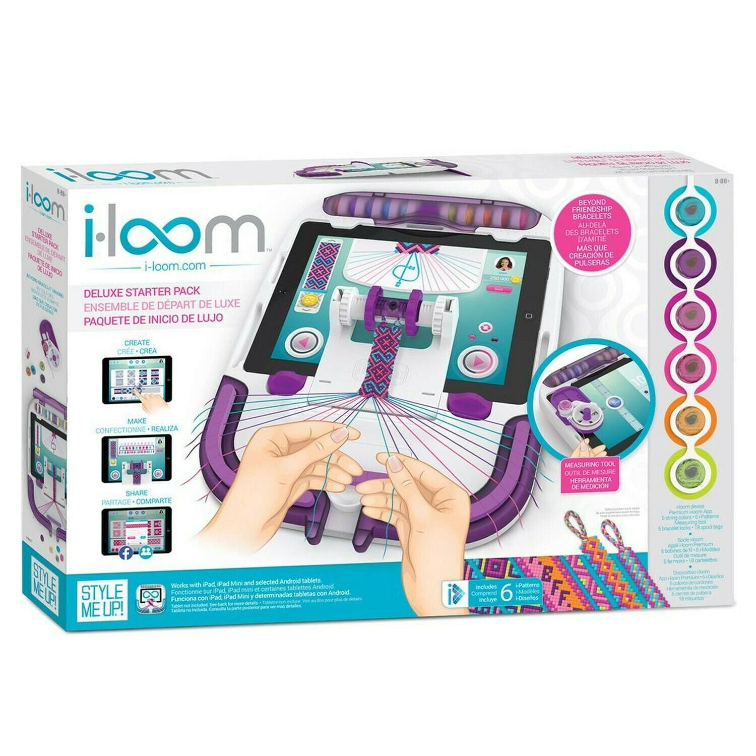 Style Me Up i-Loom DIY Craft Maker For Kids - Deluxe Starter Pack ...