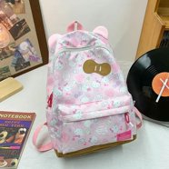 "Sanrio Hello Kitty My Melody & Kuromi 15"" Backpack with Plain Front ...