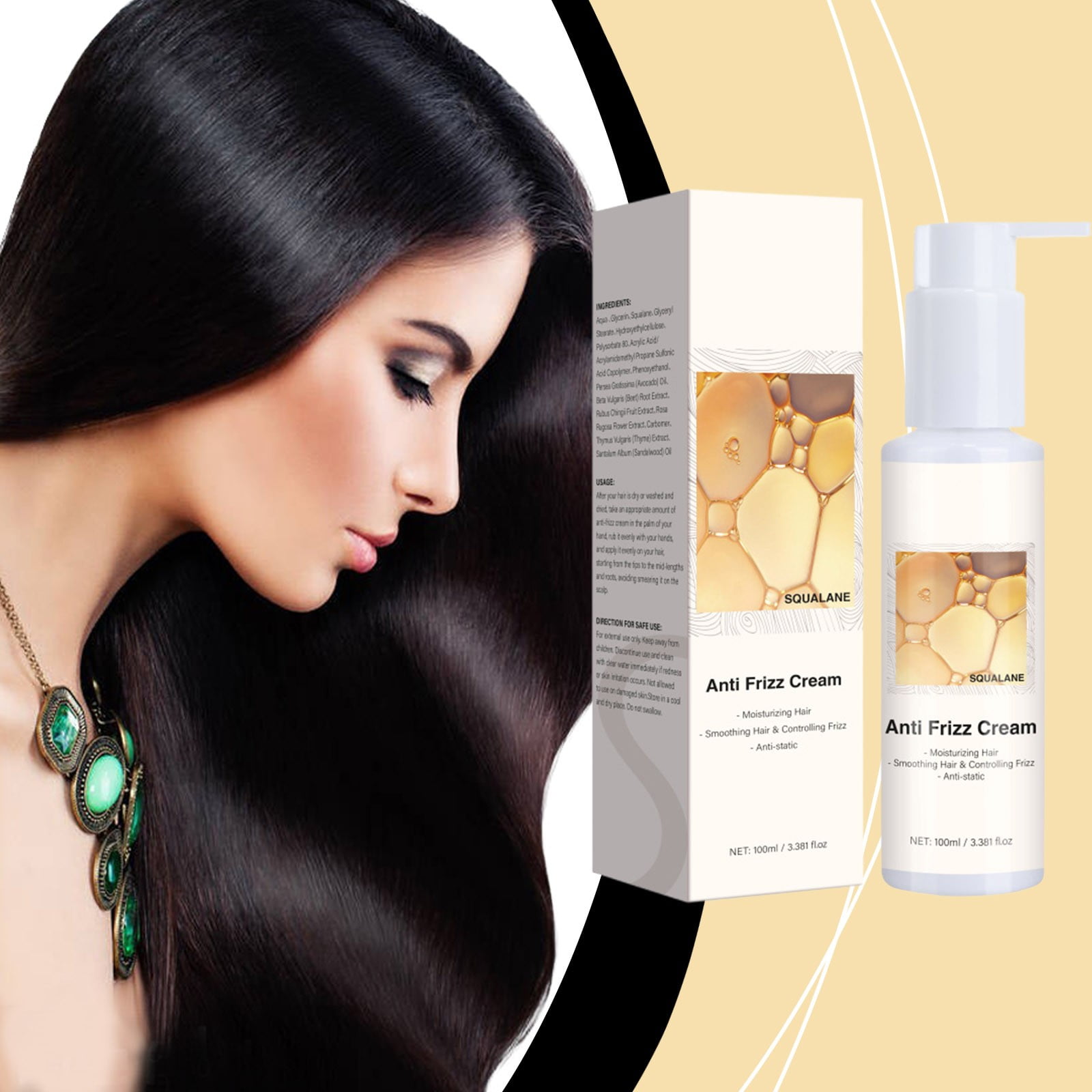 in Style Now, Hair Protector Cream, Heat Shield, Hydrating, Color Safe ...