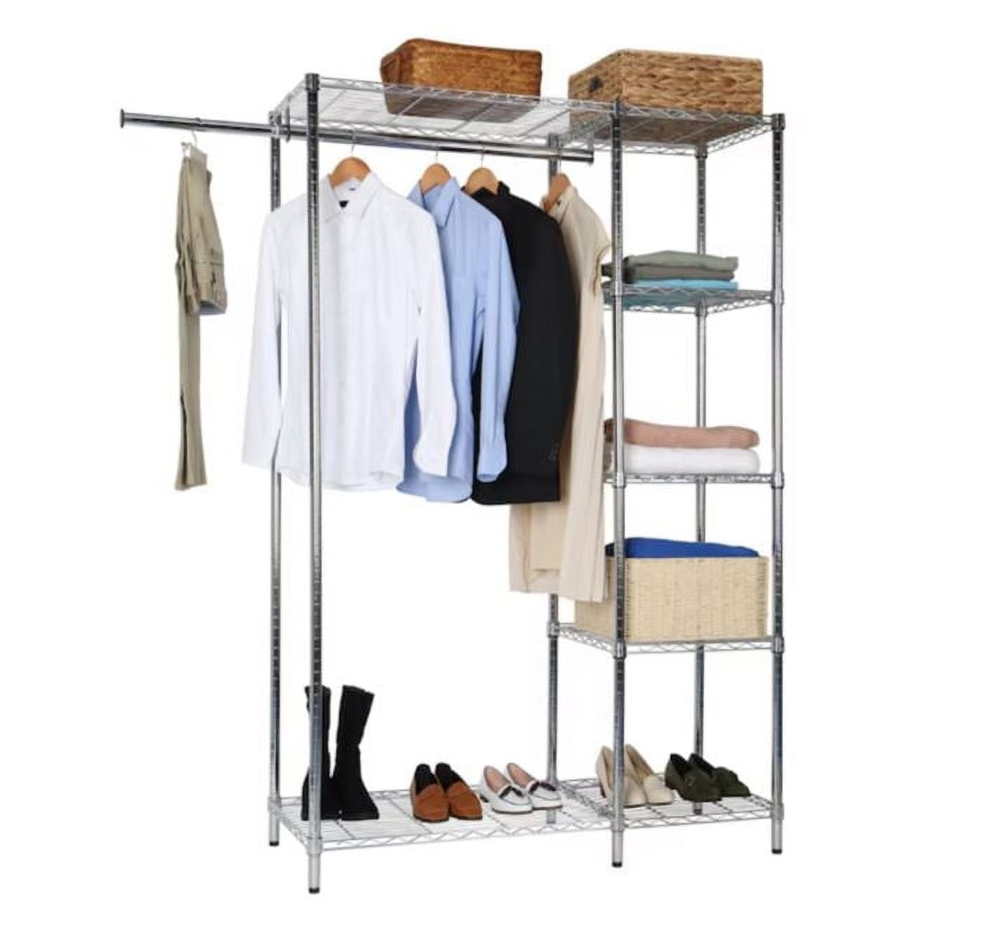 Style Selections Chrome Steel Clothing rack - Walmart.com