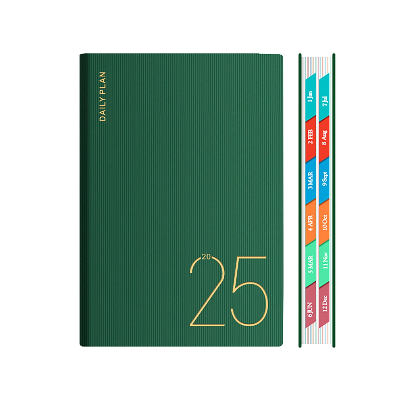 Style Update, 2025 Weekly Planner, Hardcover Calendar, Monthly Tabs, 80gsm Thick Paper, Daily ...