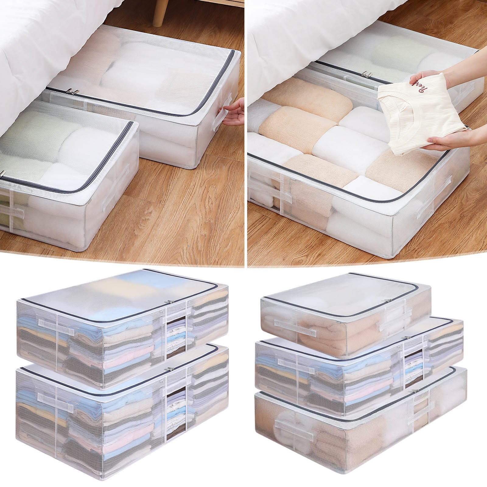 Style Update, Underbed Storage Box, Steel Frame Storage Bag ...