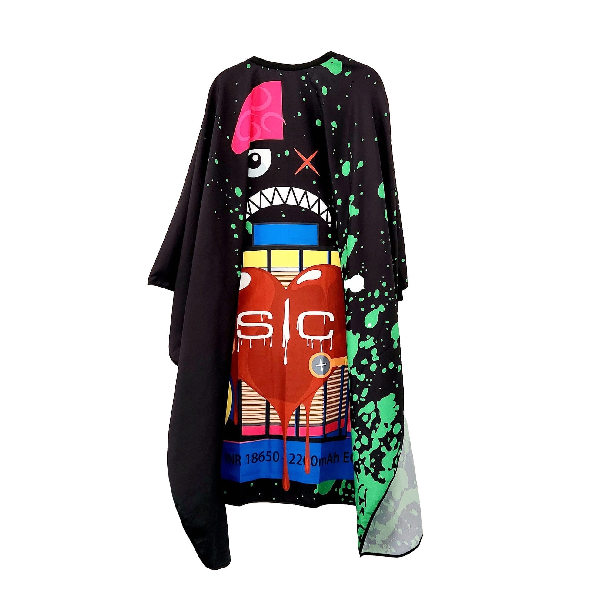 StyleCraft, Barber Cape, 57.5x55 inches, Polyester, Black - Walmart.com
