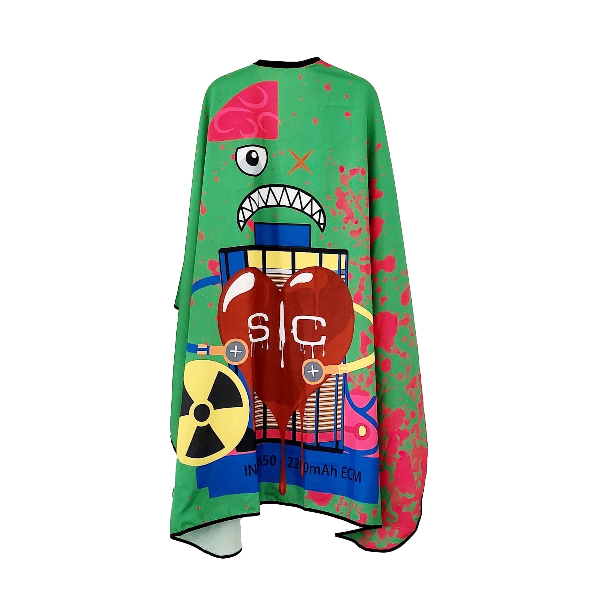StyleCraft Professional Barber Cape, Polyester, Green, One Size ...
