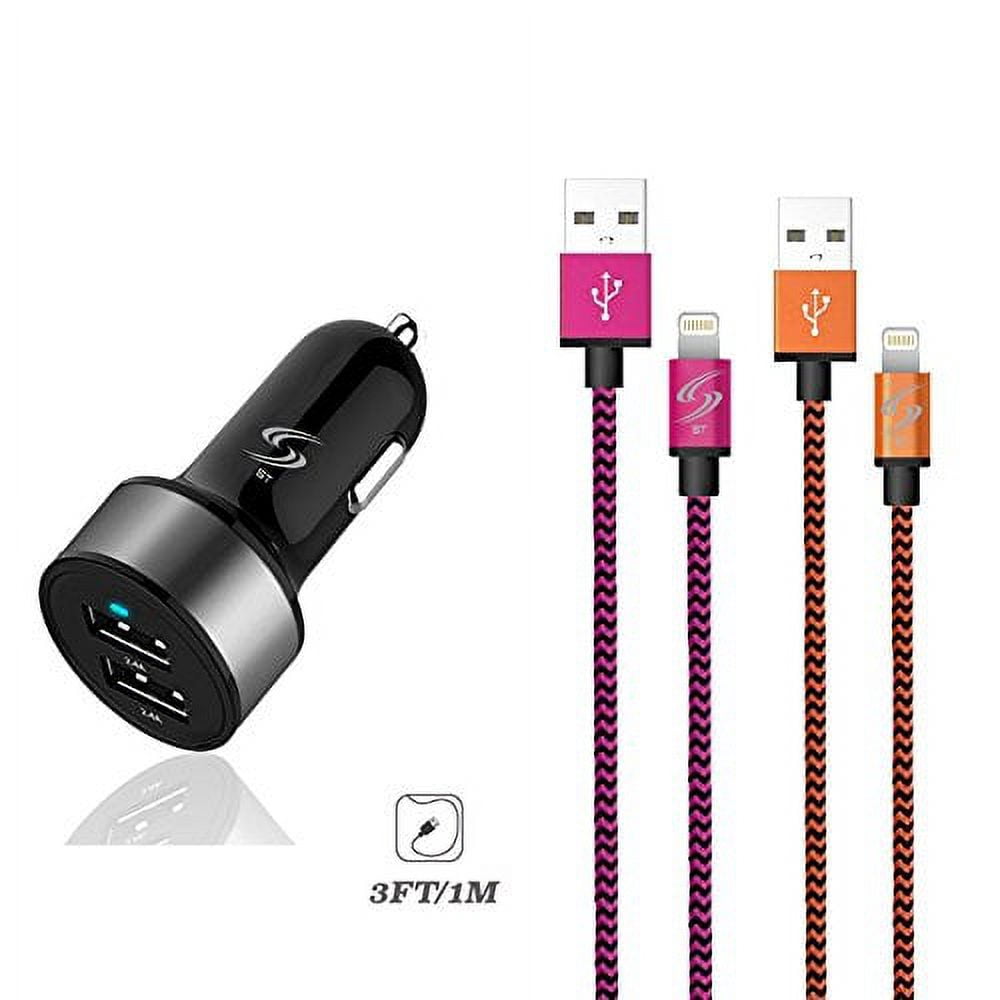 StyleTech Dual-Port USB Universal Car Charger Rapid High Speed Charge ...