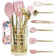 Styled Settings 5-Piece Gold Stainless Steel Kitchen Cooking Utensils ...