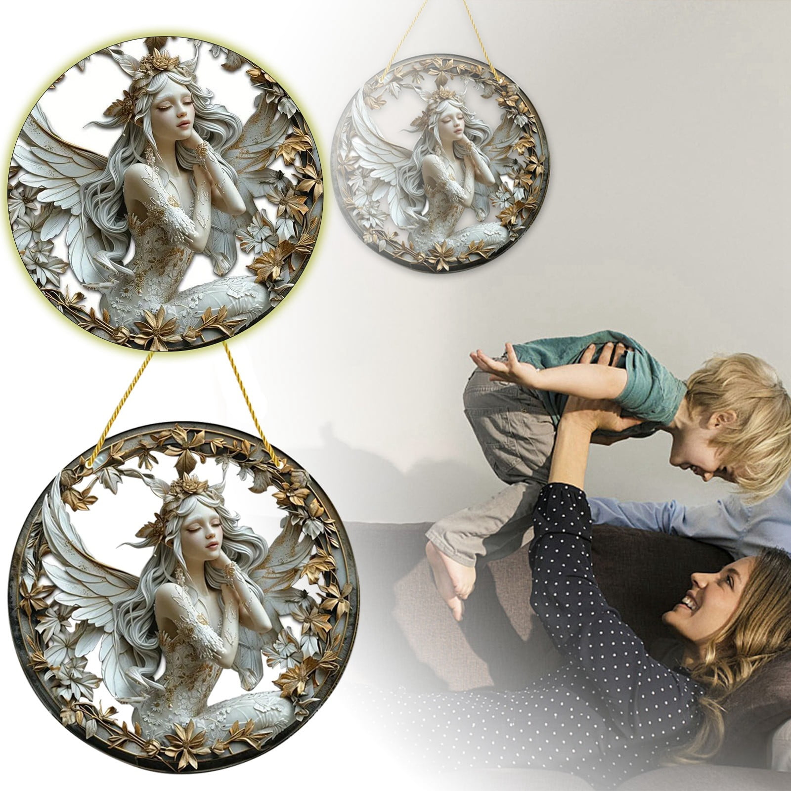 Styled Your Space With The Beauty Of Winged Fairy Acrylic Painted ...