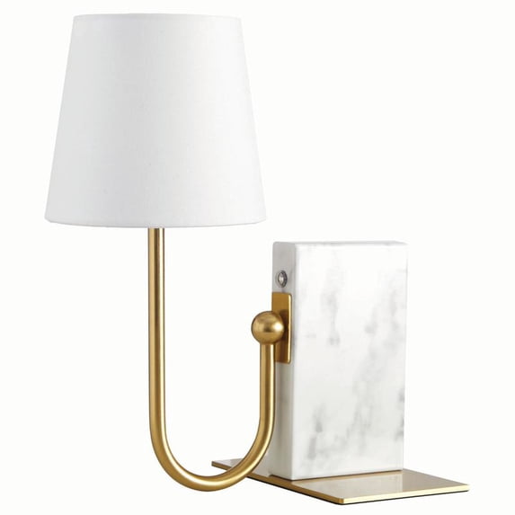 Home Decor Collection Marble Sconce Light Bookend - Walmart.com