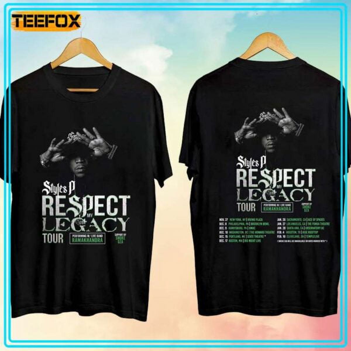 Styles P – Respect My Legacy Tour 2023-2024 Unisex T-Shirt - Walmart.com