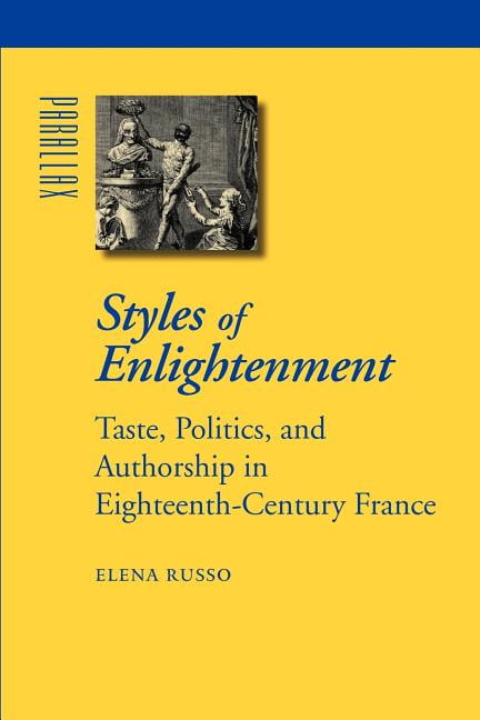 Parallax: Re-Visions of Culture and Soci Styles of Enlightenment: Taste ...