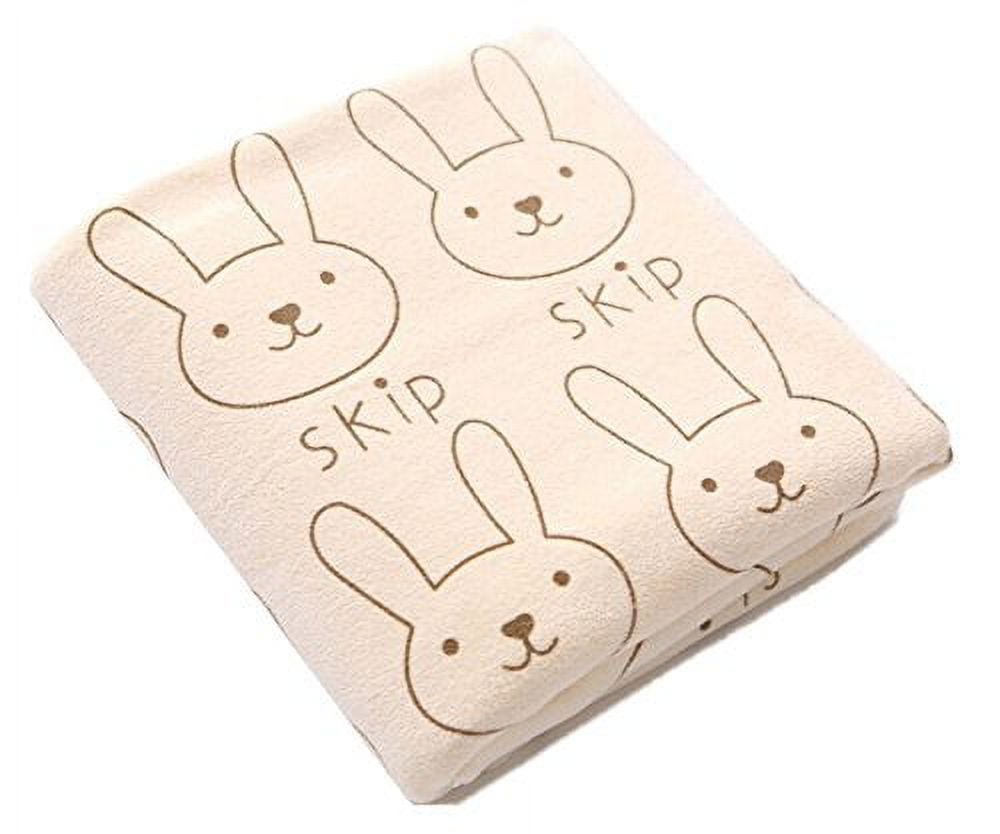 StylesILove Baby Soft Skip Rabbit Print Feeding Burp Cloth Washcloth ...