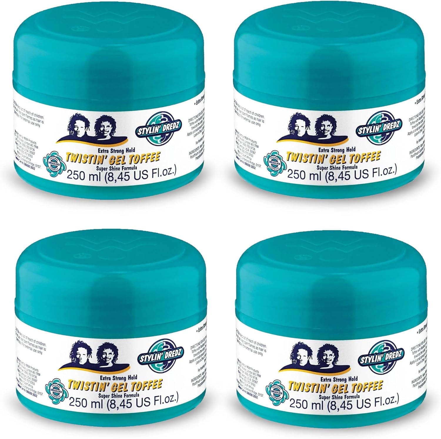 Stylin' Dredz Extra Strong Hold Twisiting Gel Toffee Super Shine ...