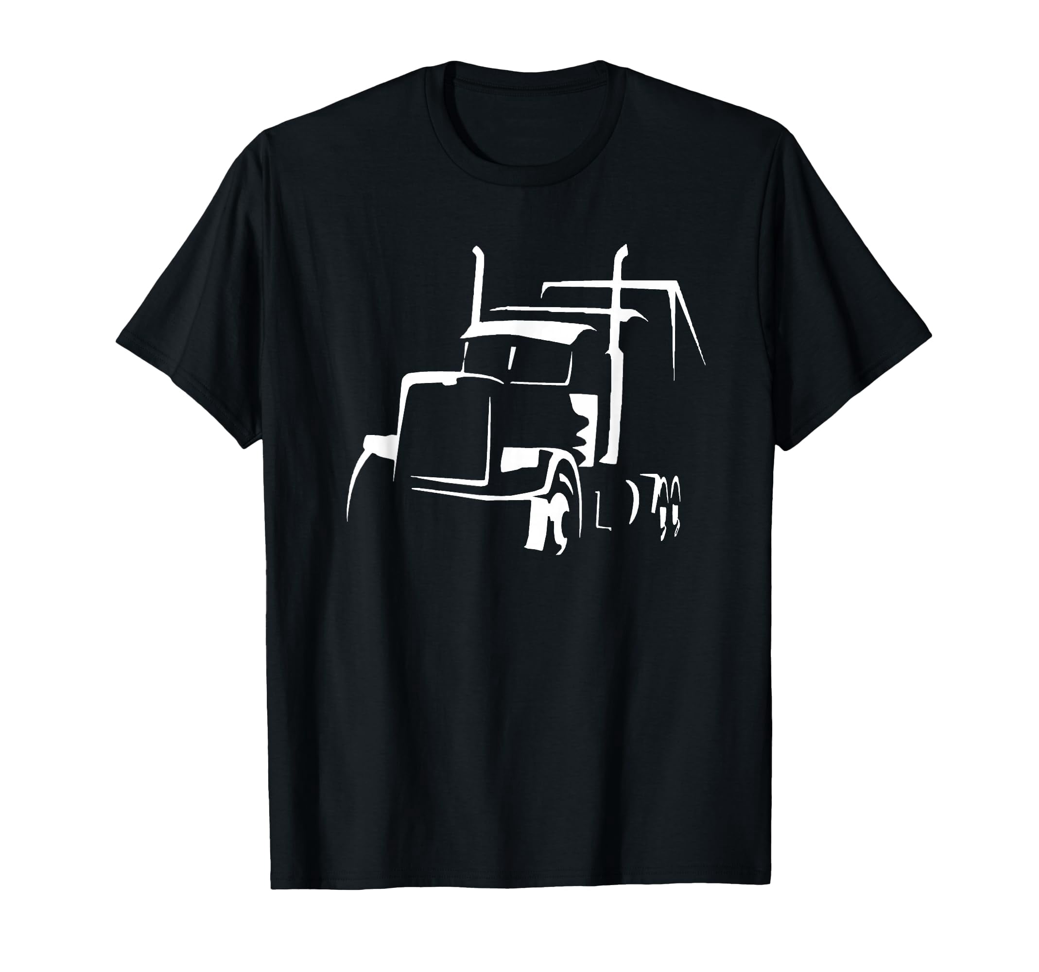 Stylish 18 Wheeler Semi Truck T-Shirt for Truck Drivers Who Love OTR ...