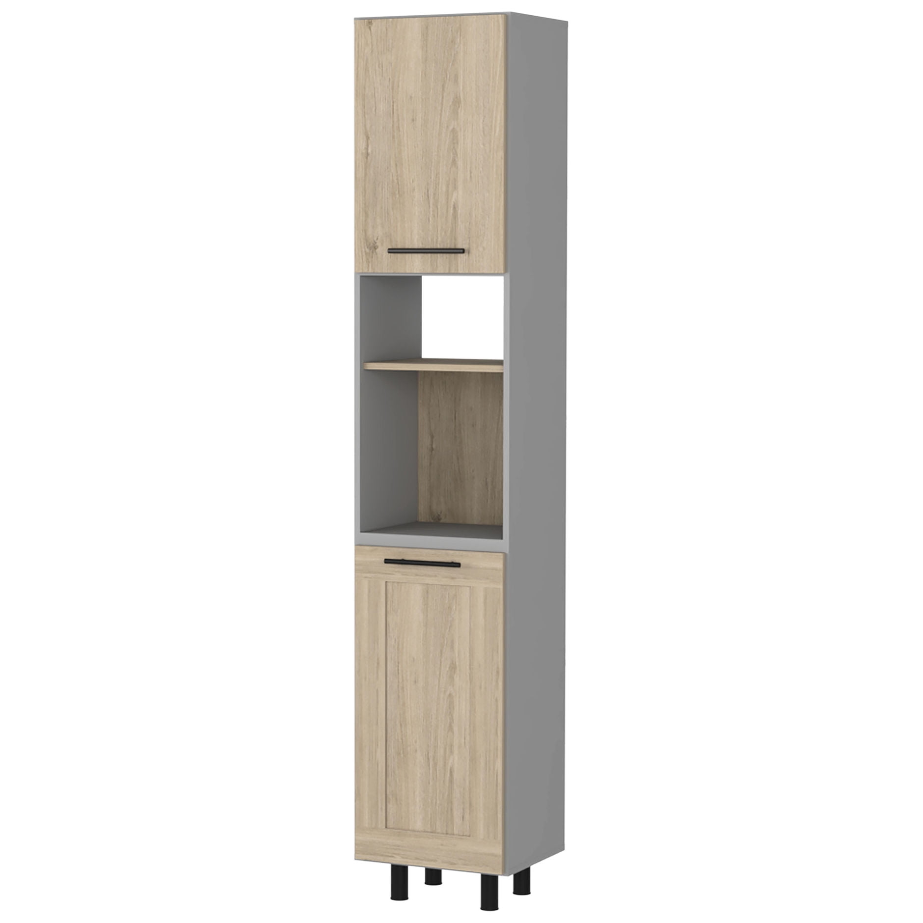 Stylish 2-Door Pantry | Perfect for Small Kitchens, Store Non ...