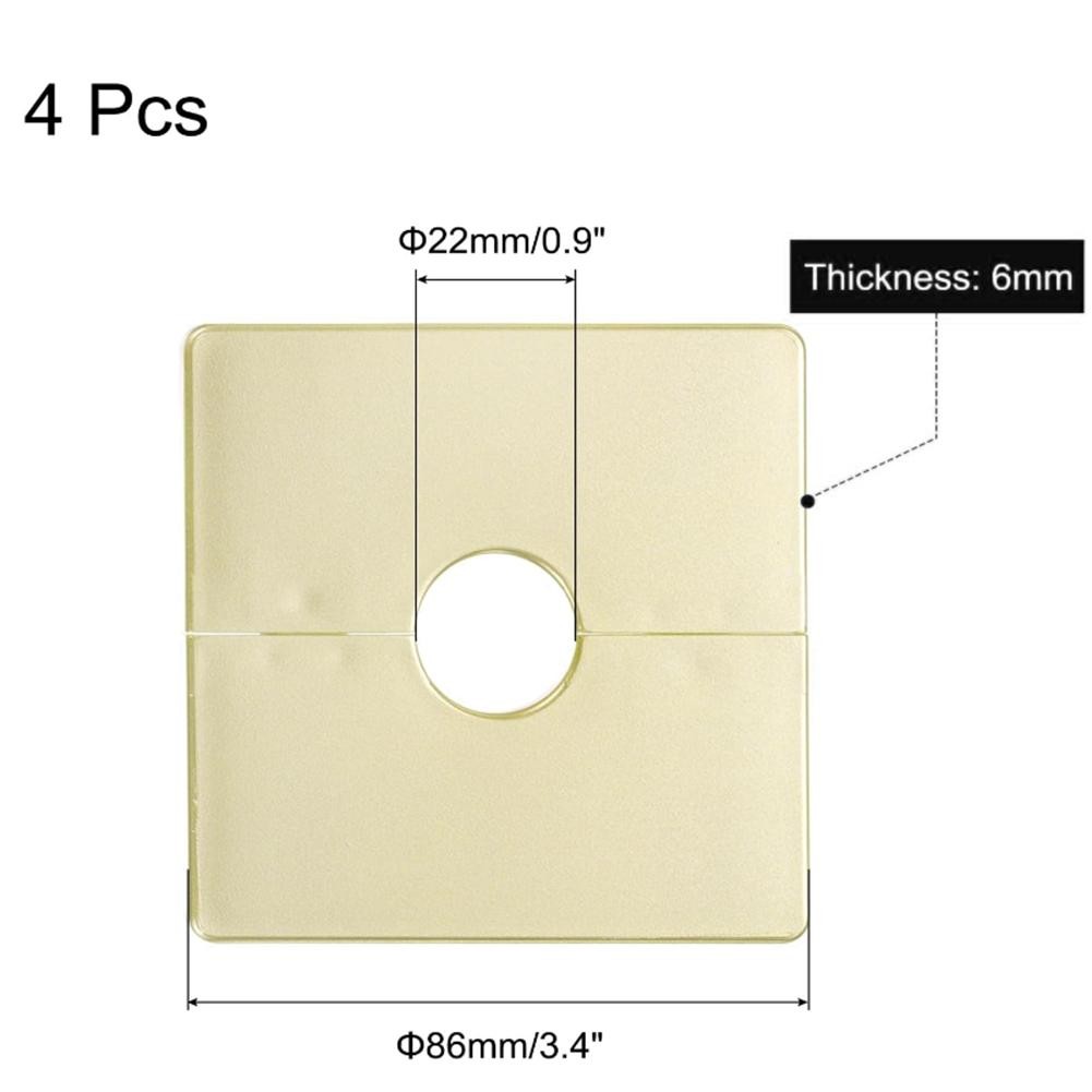 Stylish ABS Square Pipe Cover Plate Perfect for Exposed Water Pipes and ...